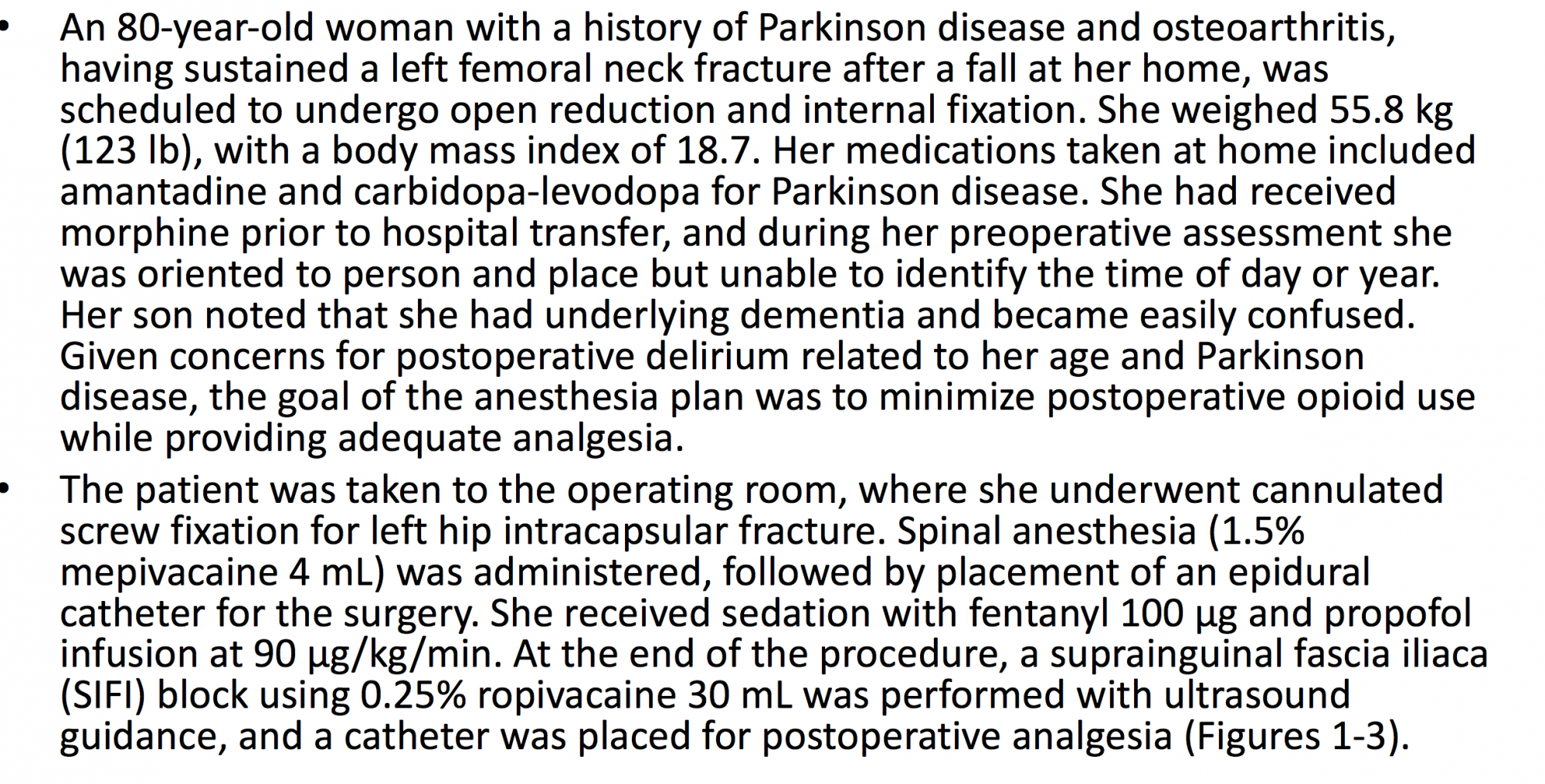 Suprainguinal Fascia Iliaca Block as Postoperative Analgesia in Open ...